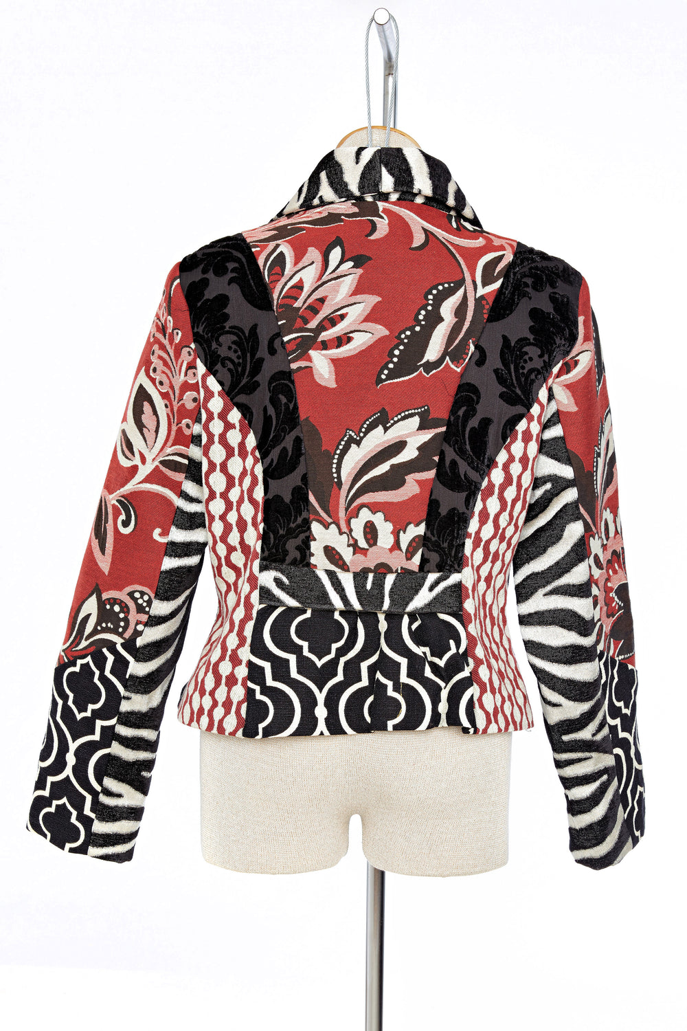 Red and Black Short Jacket